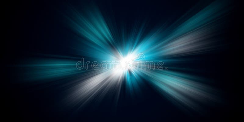 Shiny Blue Sun Rays, Cool Winter Sun Background Stock Illustration ...