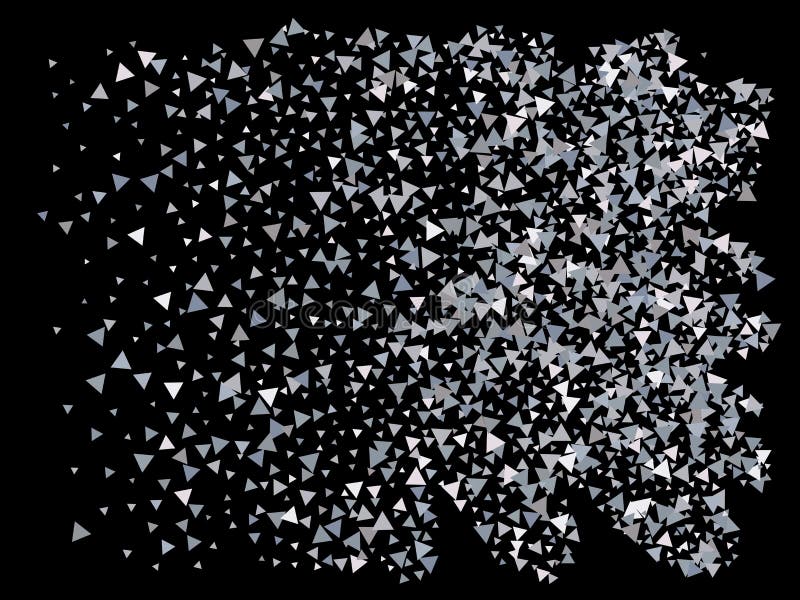 Beautiful Shiny Falling Triangles Stock Illustration - Illustration of ...