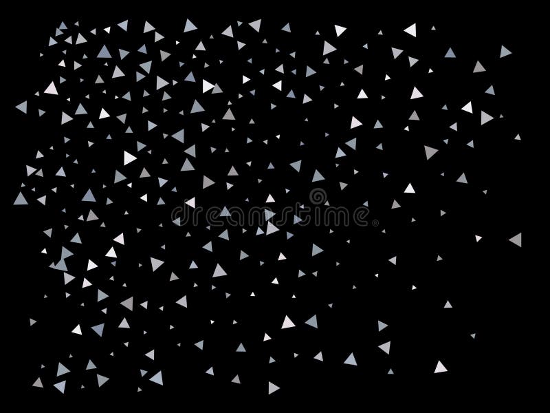 Beautiful Shiny Falling Triangles Stock Illustration - Illustration of ...