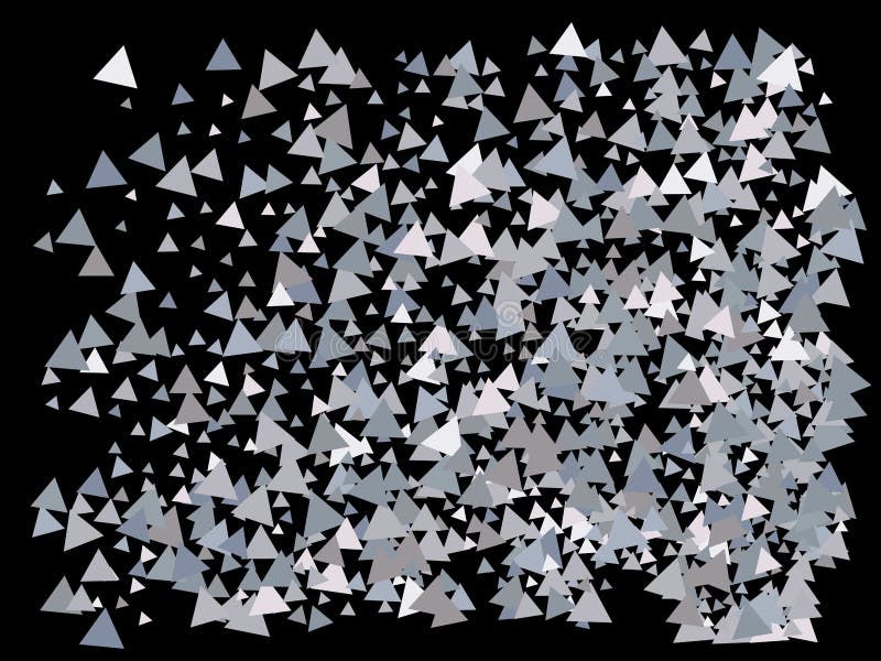 Beautiful Shiny Falling Triangles Stock Illustration - Illustration of ...