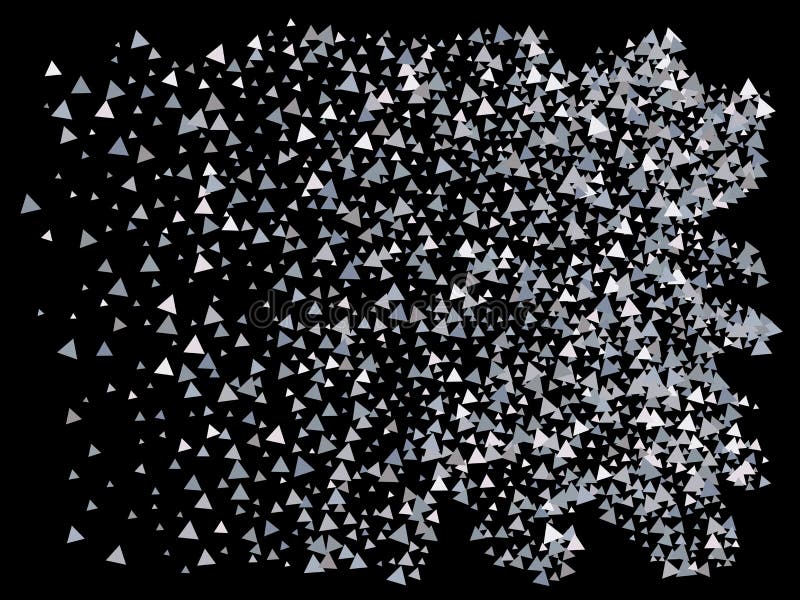 Beautiful Shiny Falling Triangles Stock Illustration - Illustration of ...