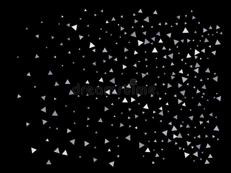 Beautiful Shiny Falling Triangles Stock Illustration - Illustration of ...