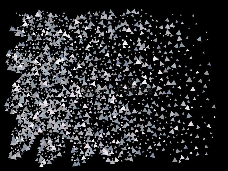 Beautiful Shiny Falling Triangles Stock Illustration - Illustration of ...