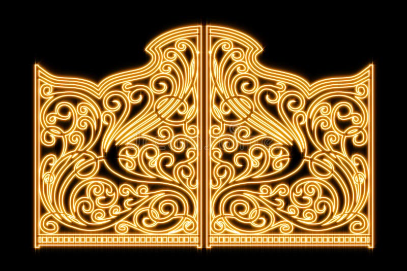 Old Royal Navel College Gates Stock Photo - Image of royal, wrought ...