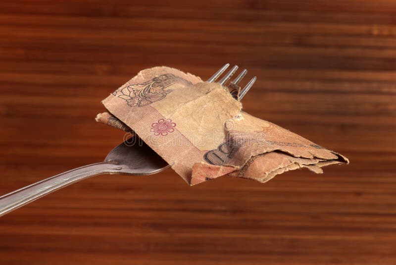 Torn notes stock image. Image of wooden, currency, closeup - 128360403