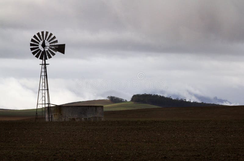 Beautiful Shot of an Agricultural Field with a Small Barn and an Old ...