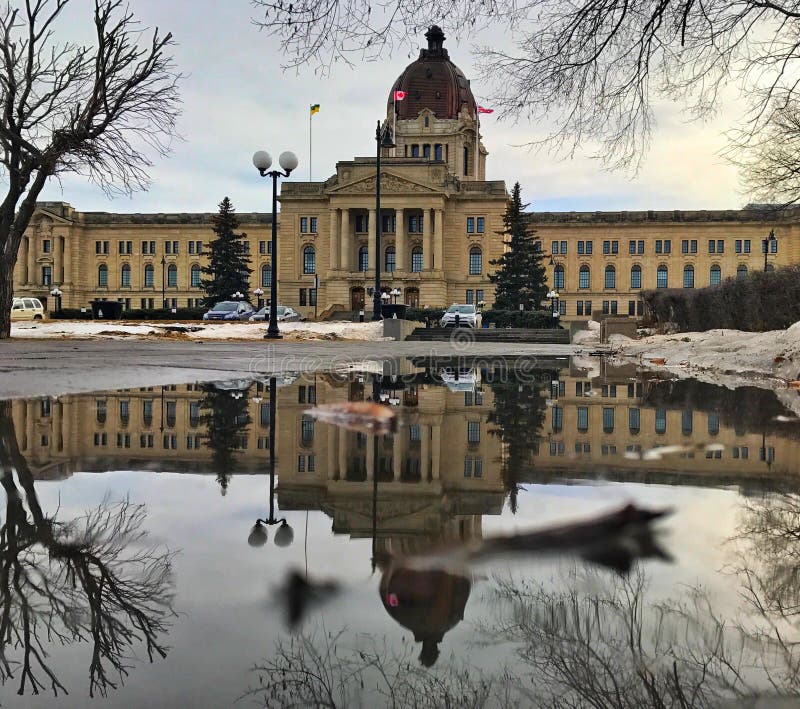 Beautiful Shot of the Alberta Legislature Building in Edmonton Stock ...