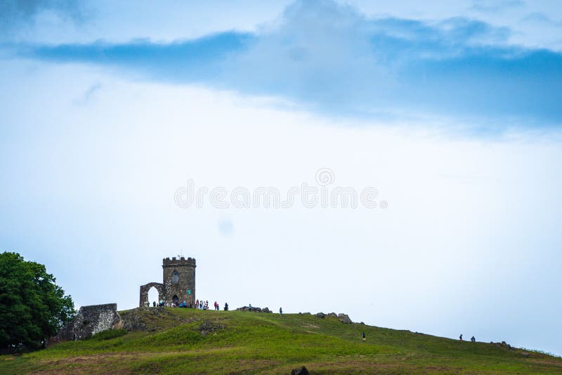 Beautiful Shot of an Ancient Building on the Hill Stock Photo - Image ...