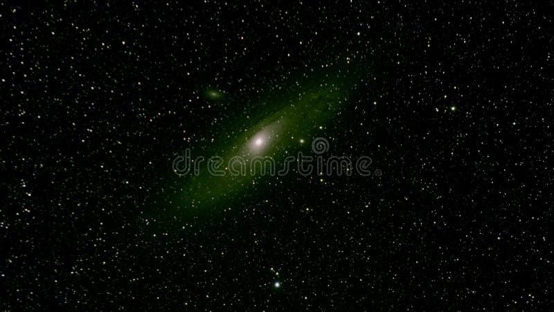 Beautiful Shot of the Andromeda Galaxy in a Starry Night Sky Stock ...