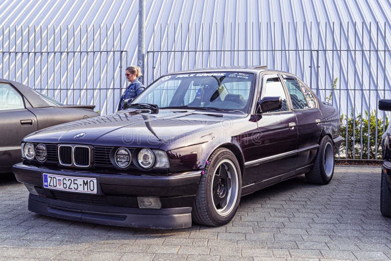 Beautiful Shot of the BMW E36, Classical Old Timer Car on Car ...
