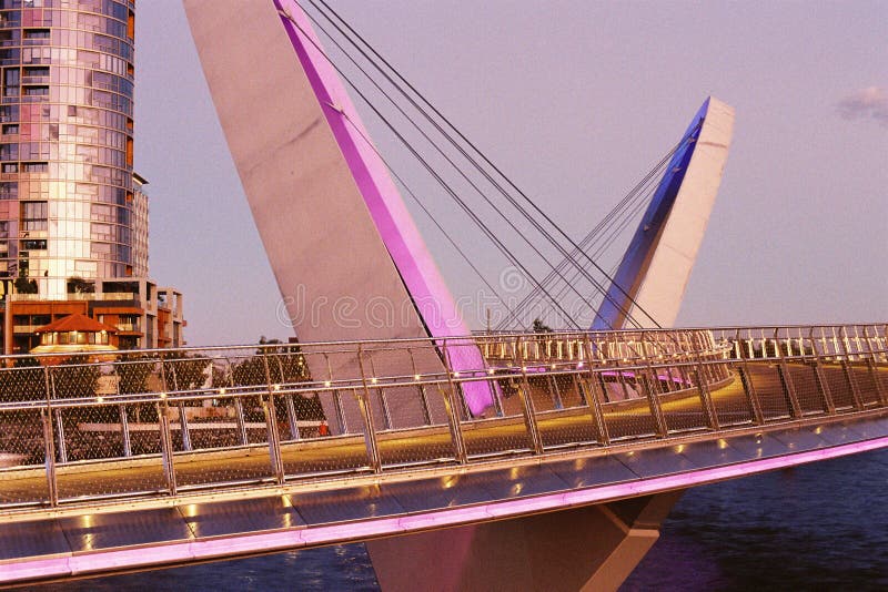 Beautiful Shot of a Bridge in the Evening in Perth, Australia Editorial ...
