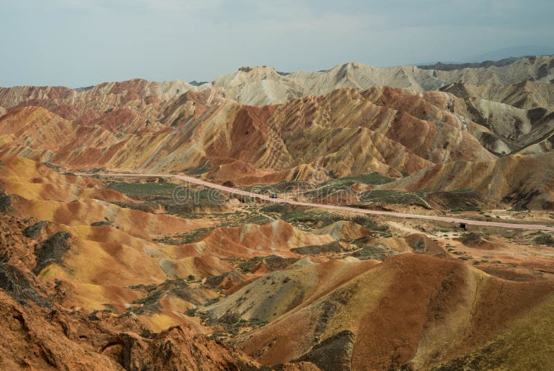 Beautiful Shot of a Brown Landscape with Cliffs during the Day Stock ...