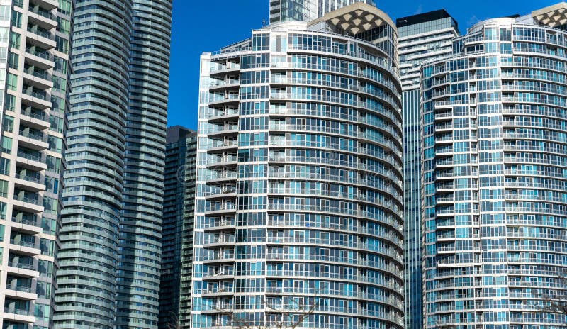 Beautiful Shot of the Buildings in Harbourfront in Toronto, Canada ...