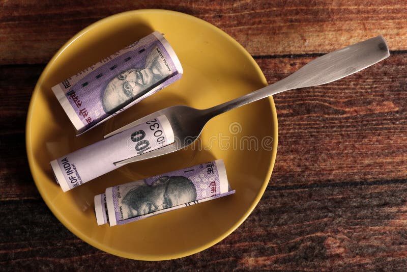 Money stock photo. Image of indian, rolled, notes, beautiful - 146435296