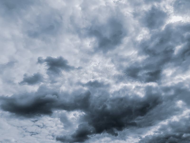 Beautiful Shot of Dark Fluffy Clouds Stock Image - Image of pretty ...
