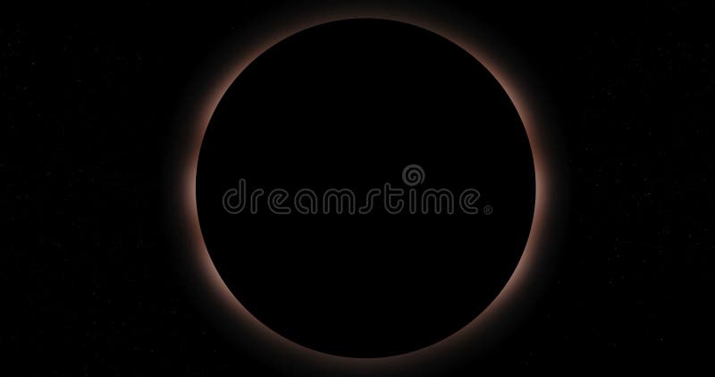 Beautiful Shot of the Dark Round Solar Eclipse Sky Stock Photo - Image ...