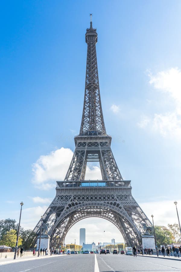 Beautiful Shot of the Eiffel Tower in Paris, France Editorial Stock ...