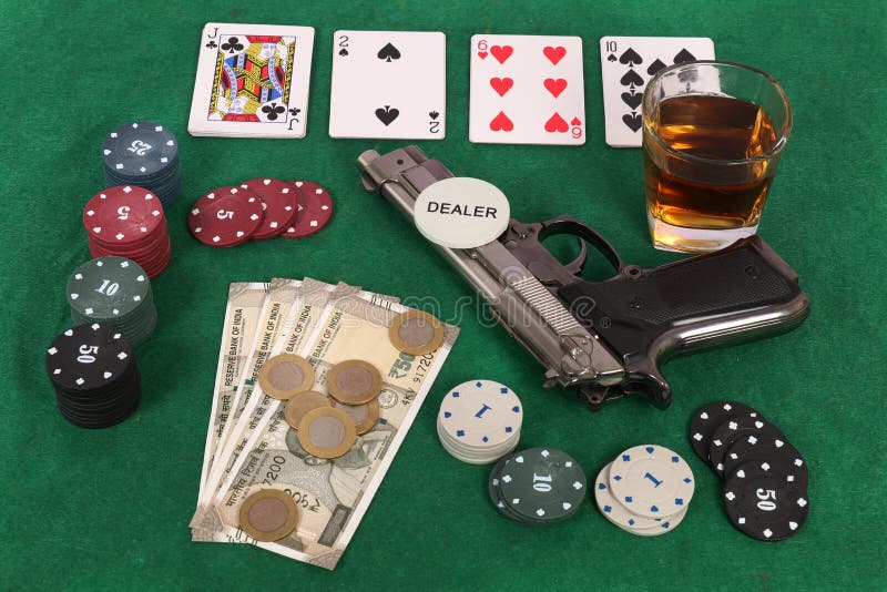 Gambling stock image. Image of ammunation, bets, cold - 109413399