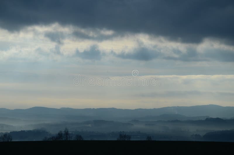 Beautiful Shot of the Gleaming Cloudy Sky - Great for Wallpapers Stock ...
