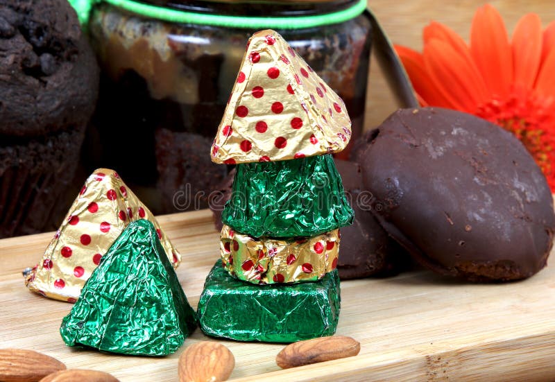 Hand-made chocolates stock photo. Image of chocolates - 108770878