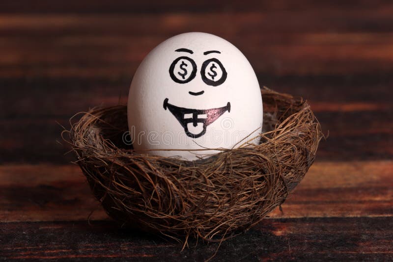 Happy egg stock photo. Image of wooden, white, ingredient - 129607424