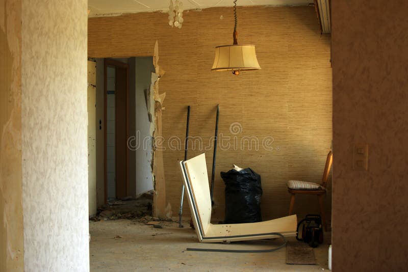 Beautiful Shot of a House Under Renovation - Interior Concept Stock ...