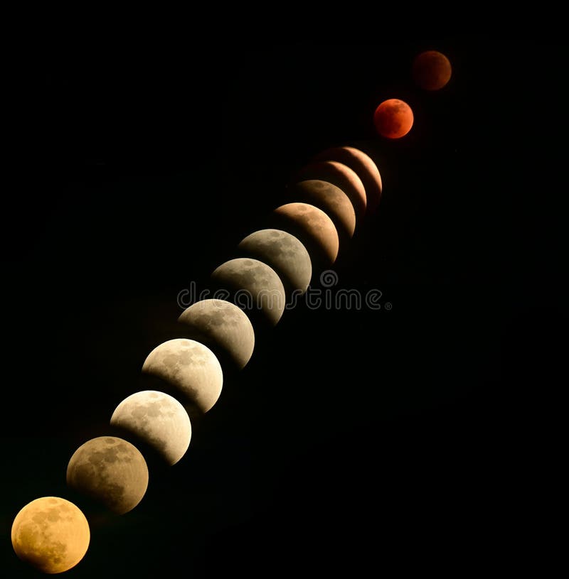 Beautiful Shot of the Lunar Eclipse Stock Photo - Image of science ...