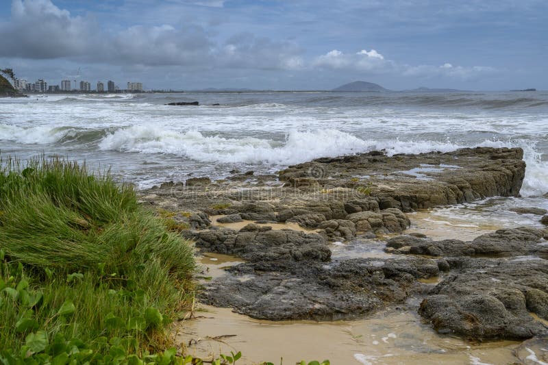 Beautiful Shot of Mooloolaba Beach in Queensland Australia Stock Image ...