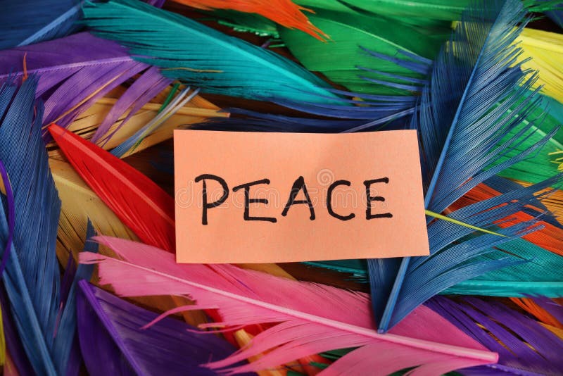 Peace stock photo. Image of beautiful, positive, written - 112986722
