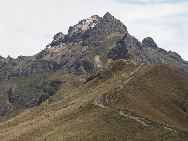 Beautiful Shot of Pichincha Volcano in Ecuador Stock Image - Image of ...