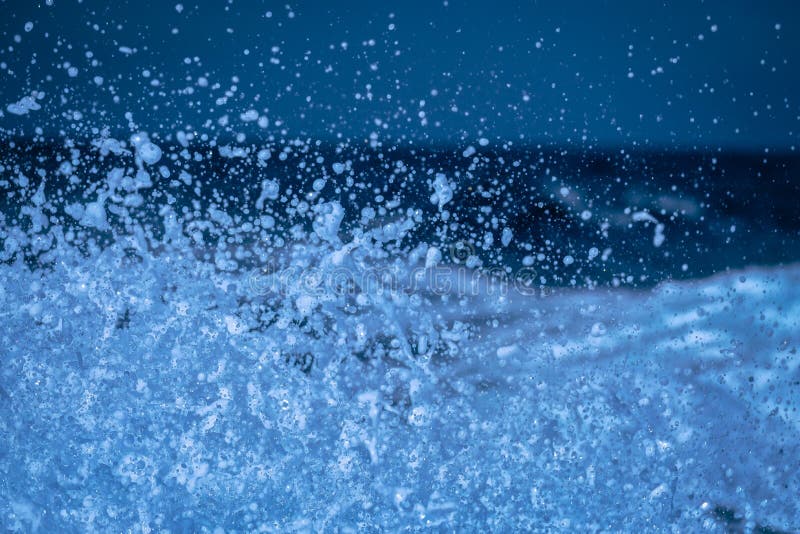 Beautiful Shot of a Sea Wave Water Splash Stock Image - Image of light ...