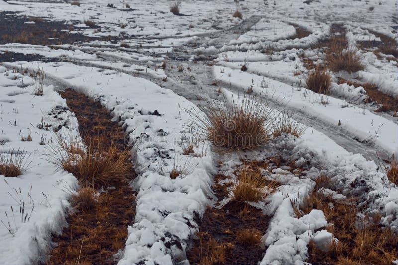 Beautiful Shot of Snowy Hills Stock Photo - Image of nature, snowflake ...