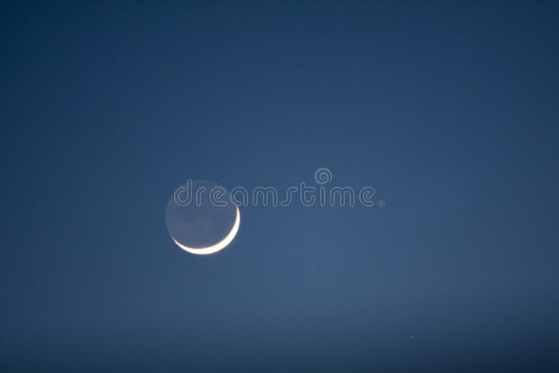 Beautiful Shot of the Sun Behind the Moon in a Blue Sky Stock Image ...