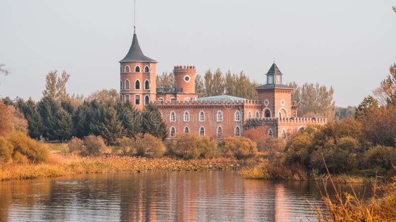 Beautiful Shot of the Volga Manor during the Day in Harbin, China Stock ...