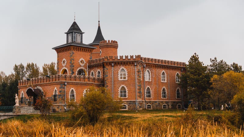 Beautiful Shot of the Volga Manor during the Day in Harbin, China Stock ...
