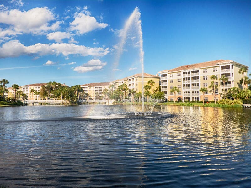 Beautiful Shot of Water Squirting on a Fountain Stock Photo - Image of ...