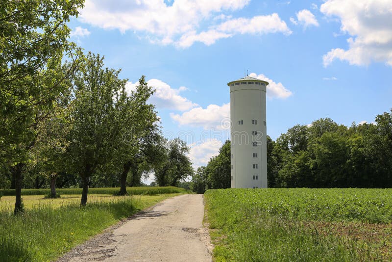 Beautiful Shot of a Water Tower in a Rural Environment Stock Image ...