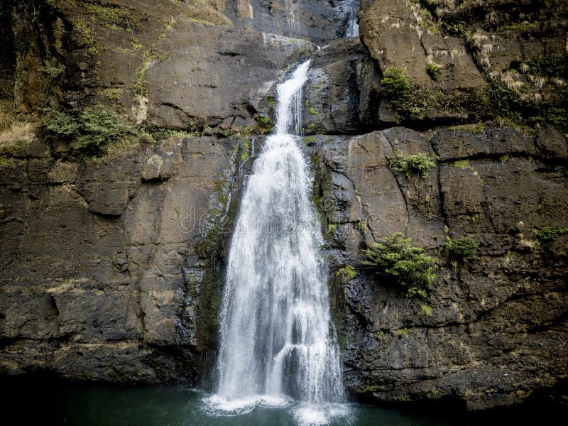 Beautiful Shot of a Waterfall in Papua New Guinea Stock Image - Image ...