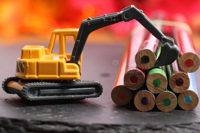 Wood loader machine stock photo. Image of beautiful - 111333516