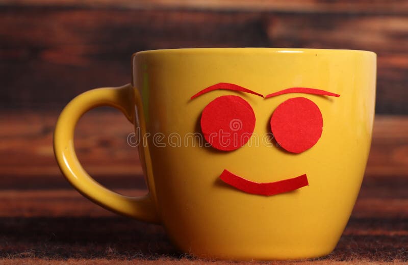 Yellow cup stock image. Image of shot, facial, concept - 165611003