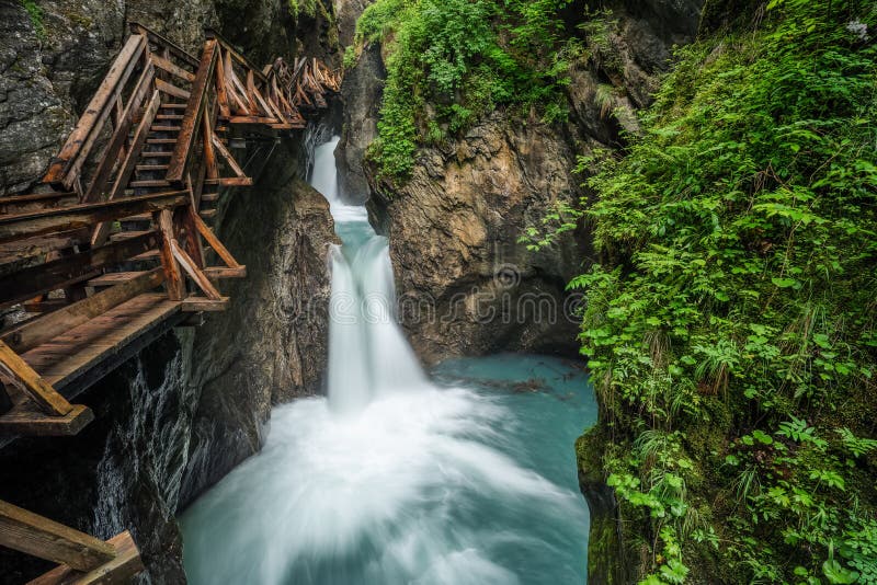 Beautiful Sigmund Thun Klamm Gorge in Austria, Europe Stock Photo ...