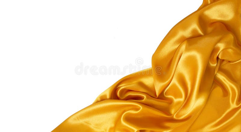 Beautiful Silk Drape, Isolated on White Stock Image - Image of elegance ...