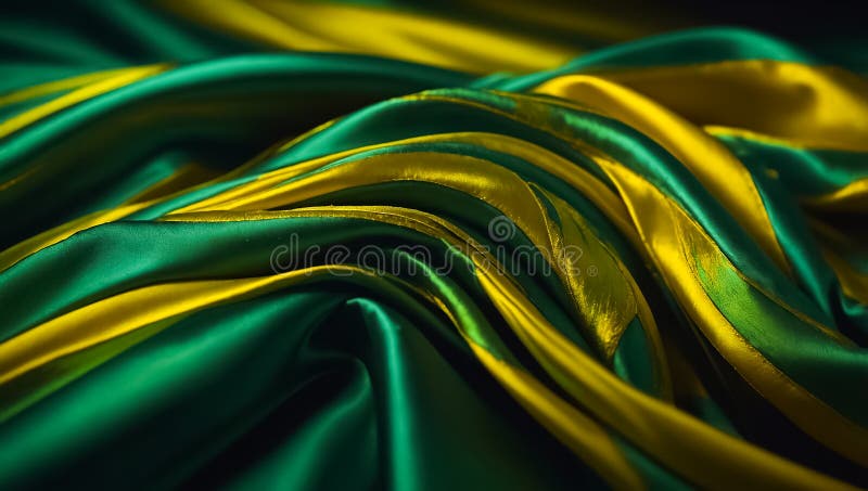 Beautiful Silk Fabric Background Drape Wave Stock Illustration ...