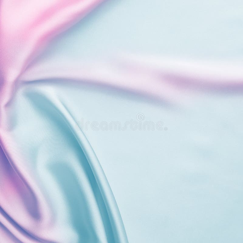 Beautiful Silk Fabric with Color Gradient, Top View Stock Image - Image ...