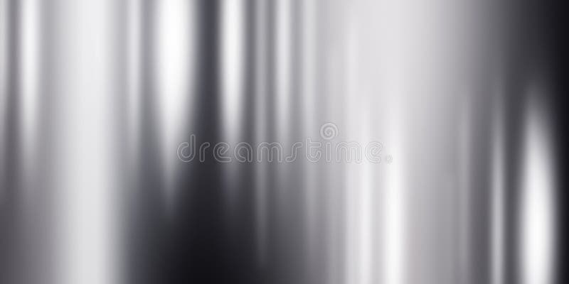 Silver Foil Background Shiny Steel Gradient Template and Metallic for ...