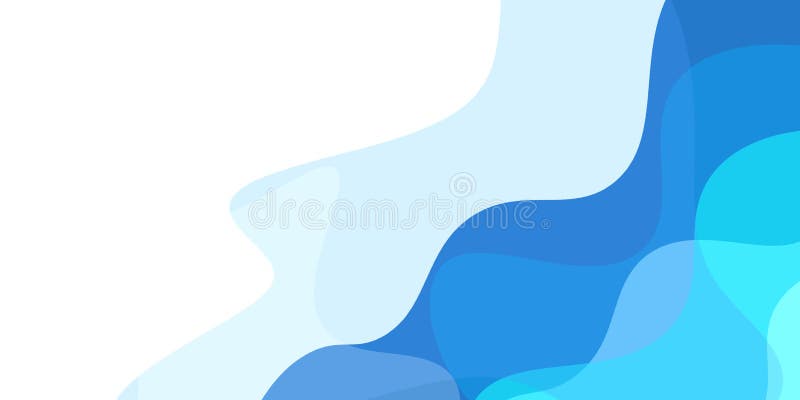 Simple Elegant Abstract Blue Wave Background Illustration Stock ...