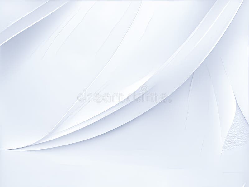 Beautiful Simple White Background with Smooth Lines Stock Illustration ...