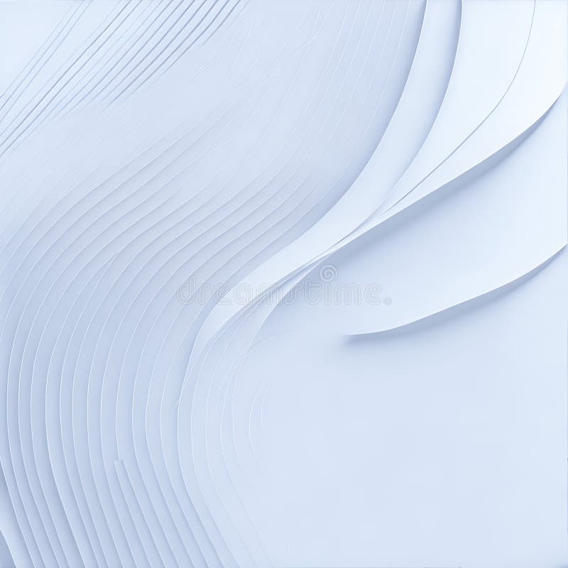 Beautiful Simple White Background with Smooth Lines Stock Illustration ...