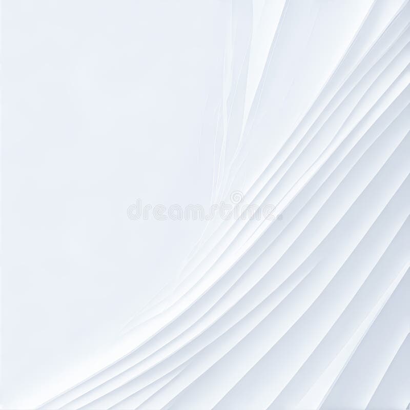 Beautiful Simple White Background with Smooth Lines Stock Illustration ...