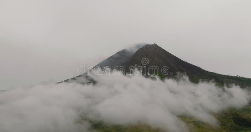 Mount Sinabung. Sumatra, Indonesia. Stock Video - Video of sinabung ...